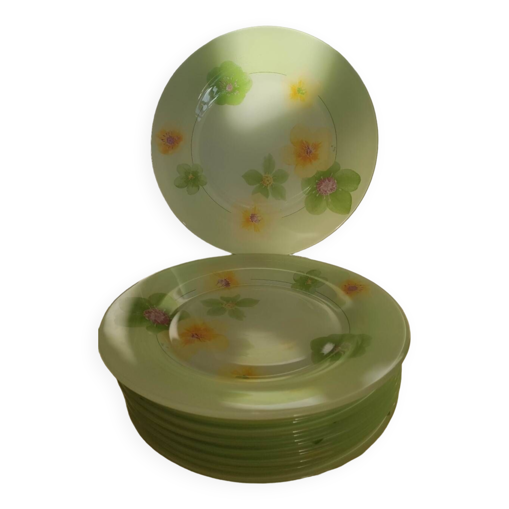 14 assiettes plates luminarc | Selency