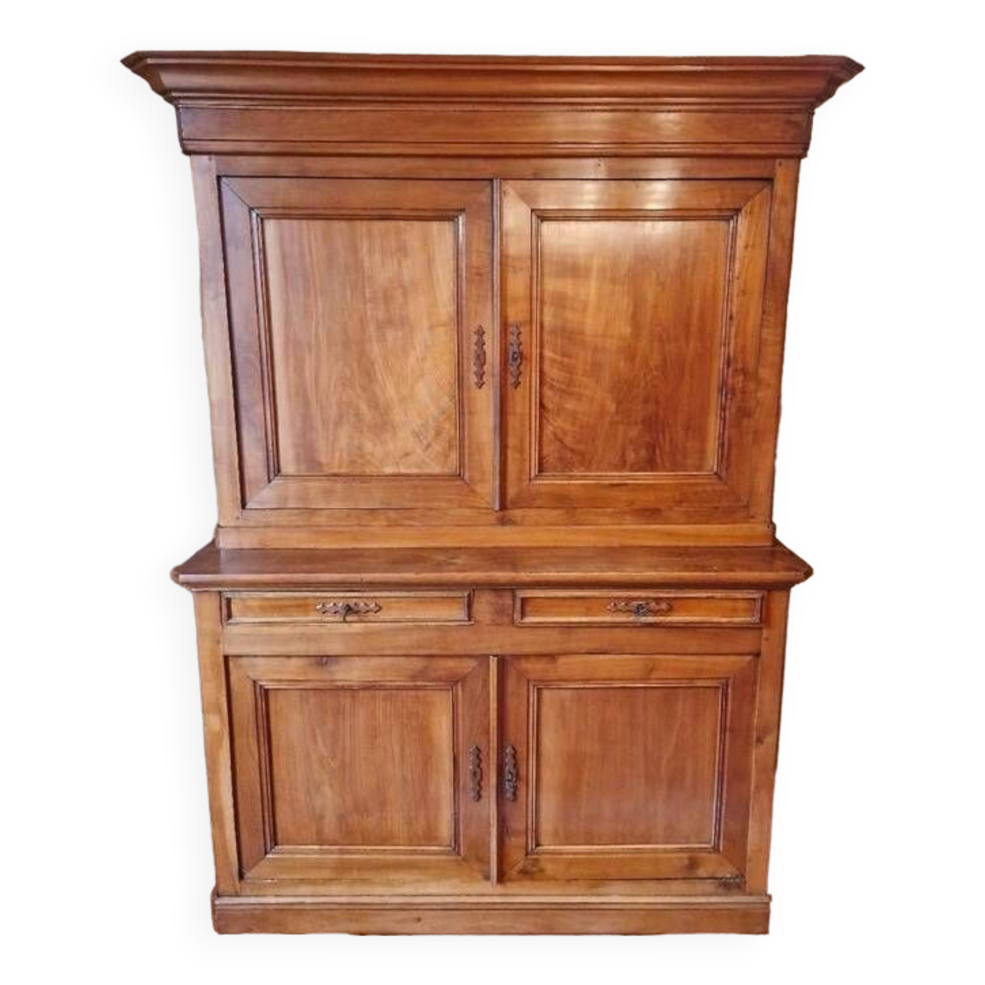 Très grand buffet/vaisselier deux corps style Louis Philippe | Selency