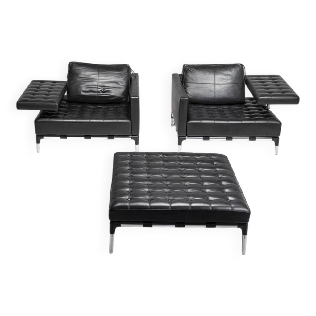 Coffret en cuir Cassina « Privé » par Philippe Starck | Selency