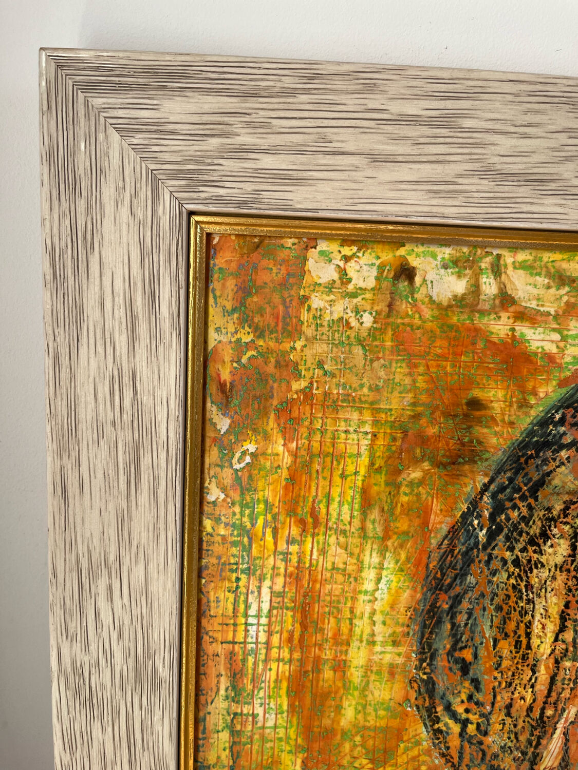 L’arbre, technique mixte, signé Sandra Malheiros 2002 | Selency