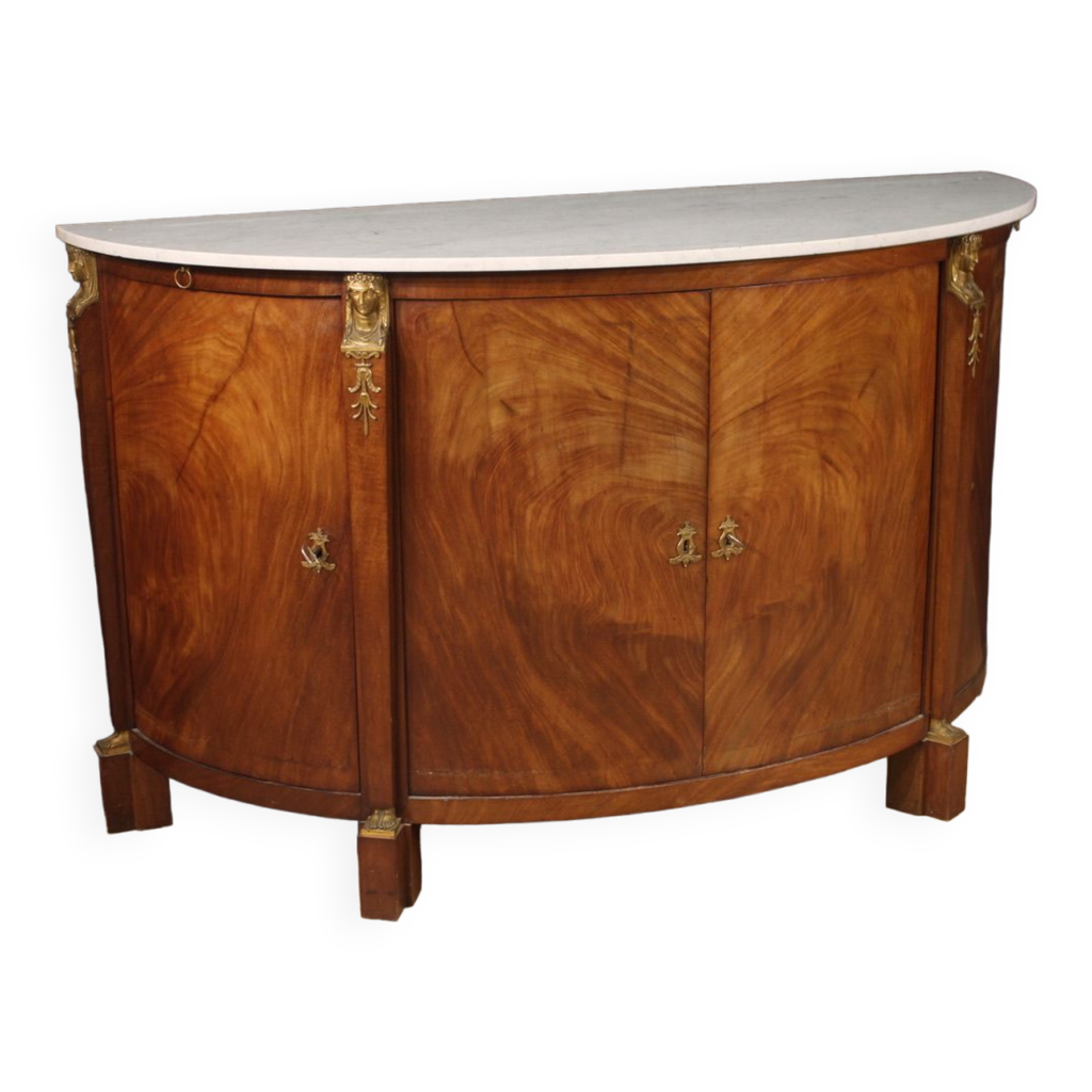 Buffet demi-lune du 19ème siècle estampillé Chapuis | Selency
