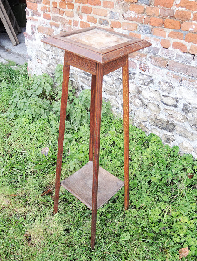 Ancienne sellette en bois sculpté de style art déco | Selency