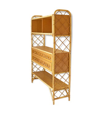 Bibliothèque en rotin | Selency