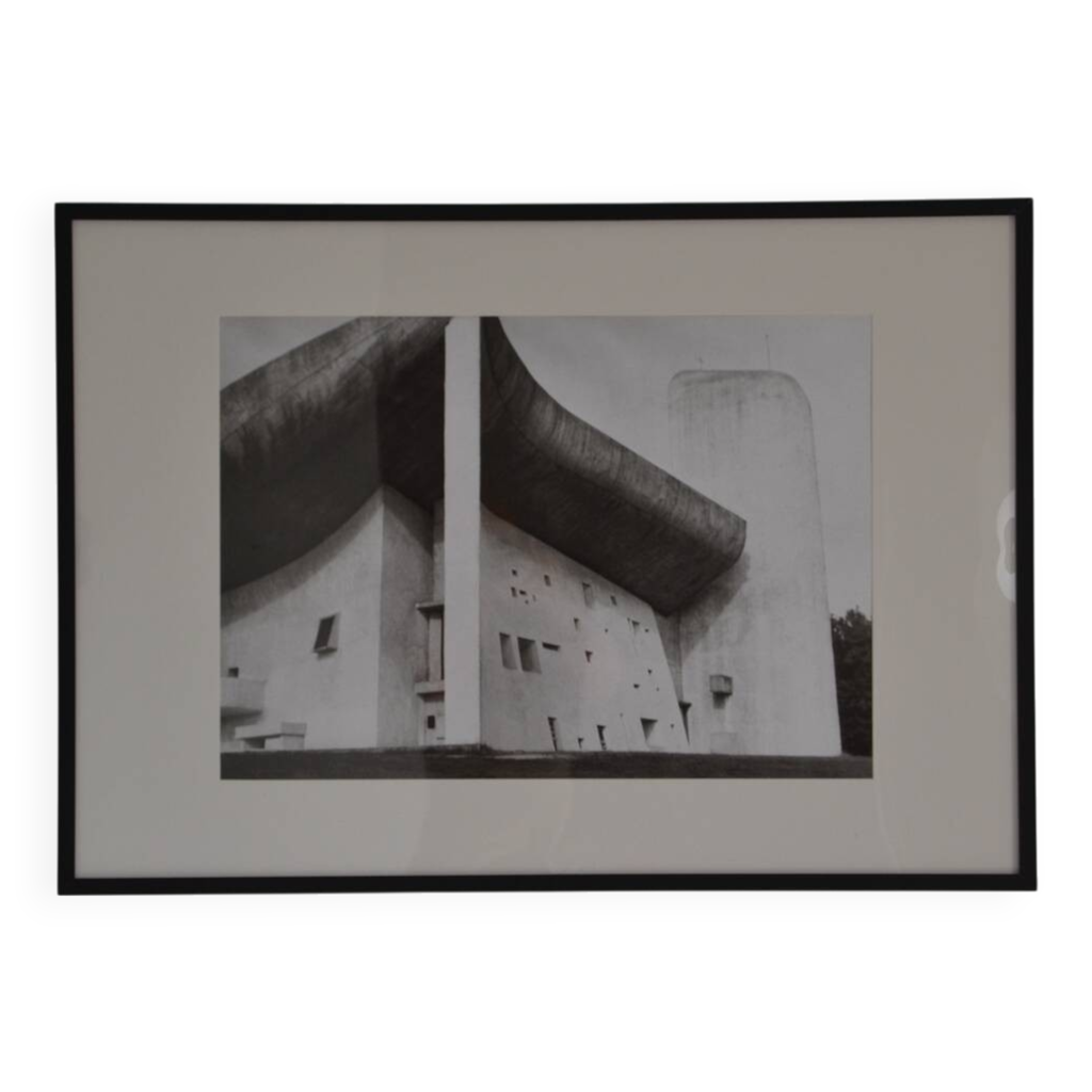 Grande photographie Chapelle de Ronchamp de Le Corbusier | Selency