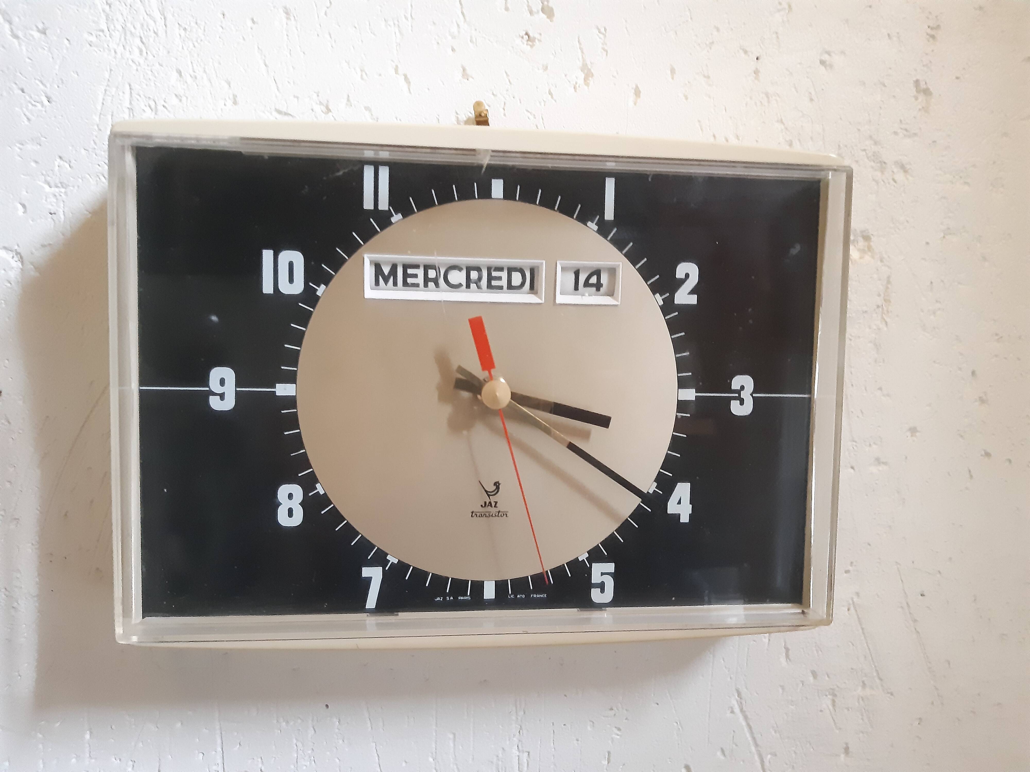 Jaz wall clock model Lignic 70's | Selency