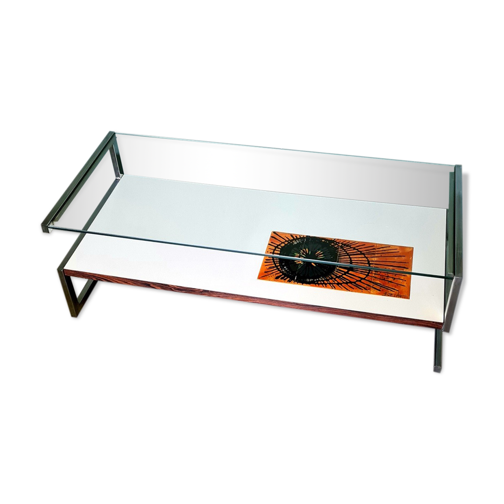 Table basse design Belarti années 1970 | Selency