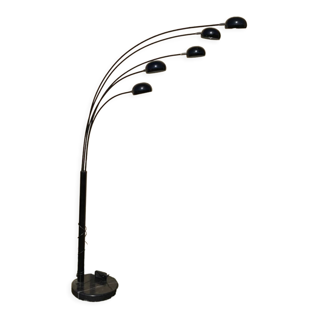 Lampadaire Stella noir | Selency