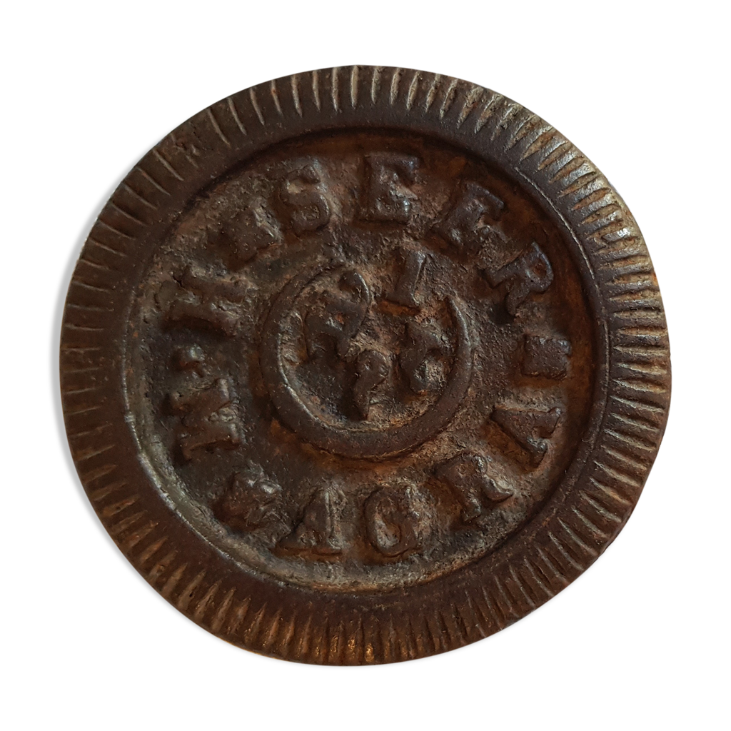 Poids de mesure anglais en fonte idéal en presse papier | Selency