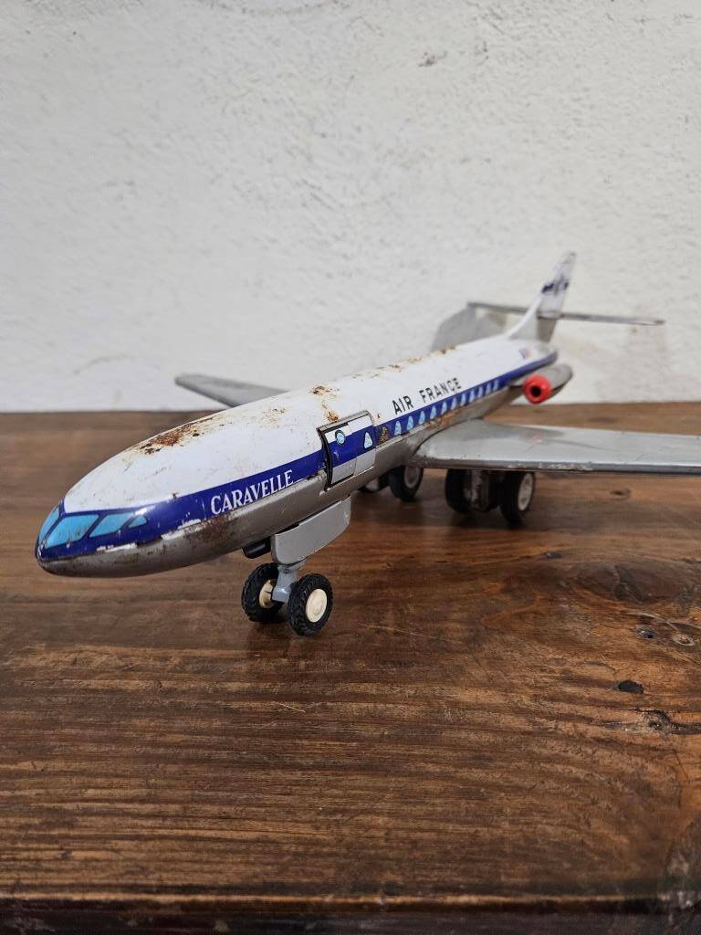 Avion Joustra - Caravelle Air France - Jouet ancien | Selency