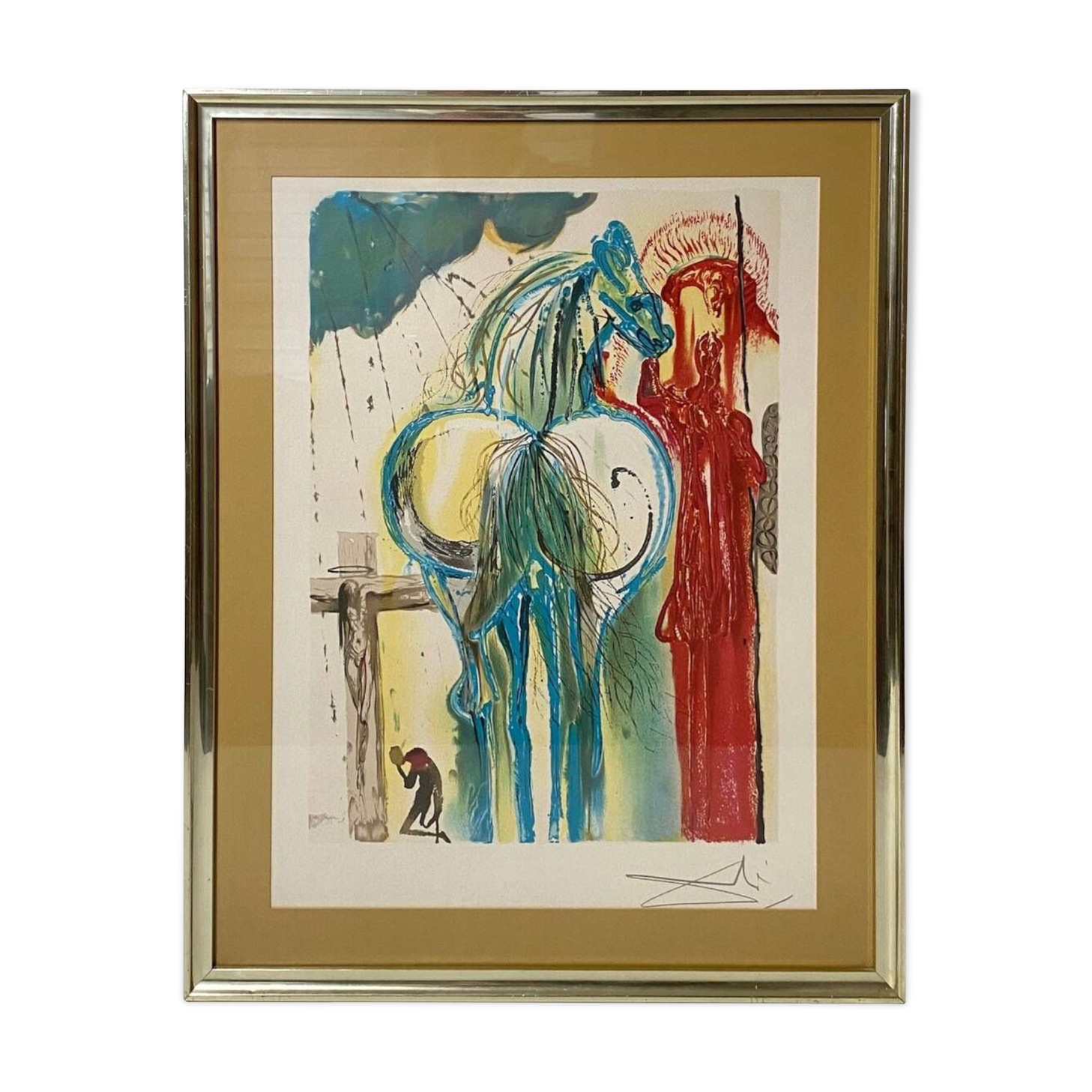 Lithographie de Salvador Dali - Centurion - années 1980 | Selency