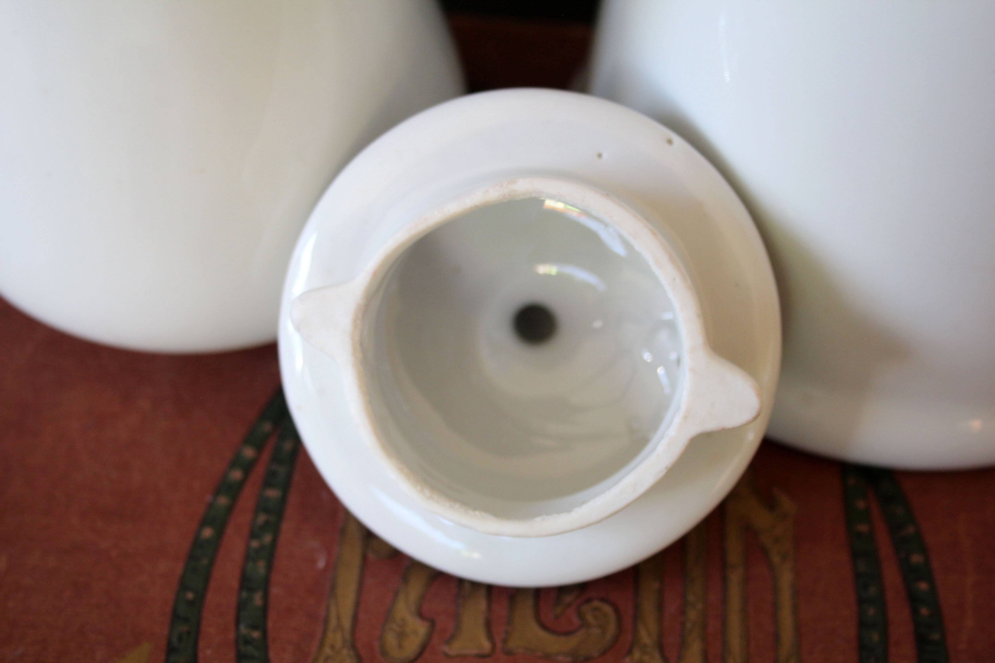KPM German White Porcelain Coffee Pot and Pillivuyt French Porcelain ...