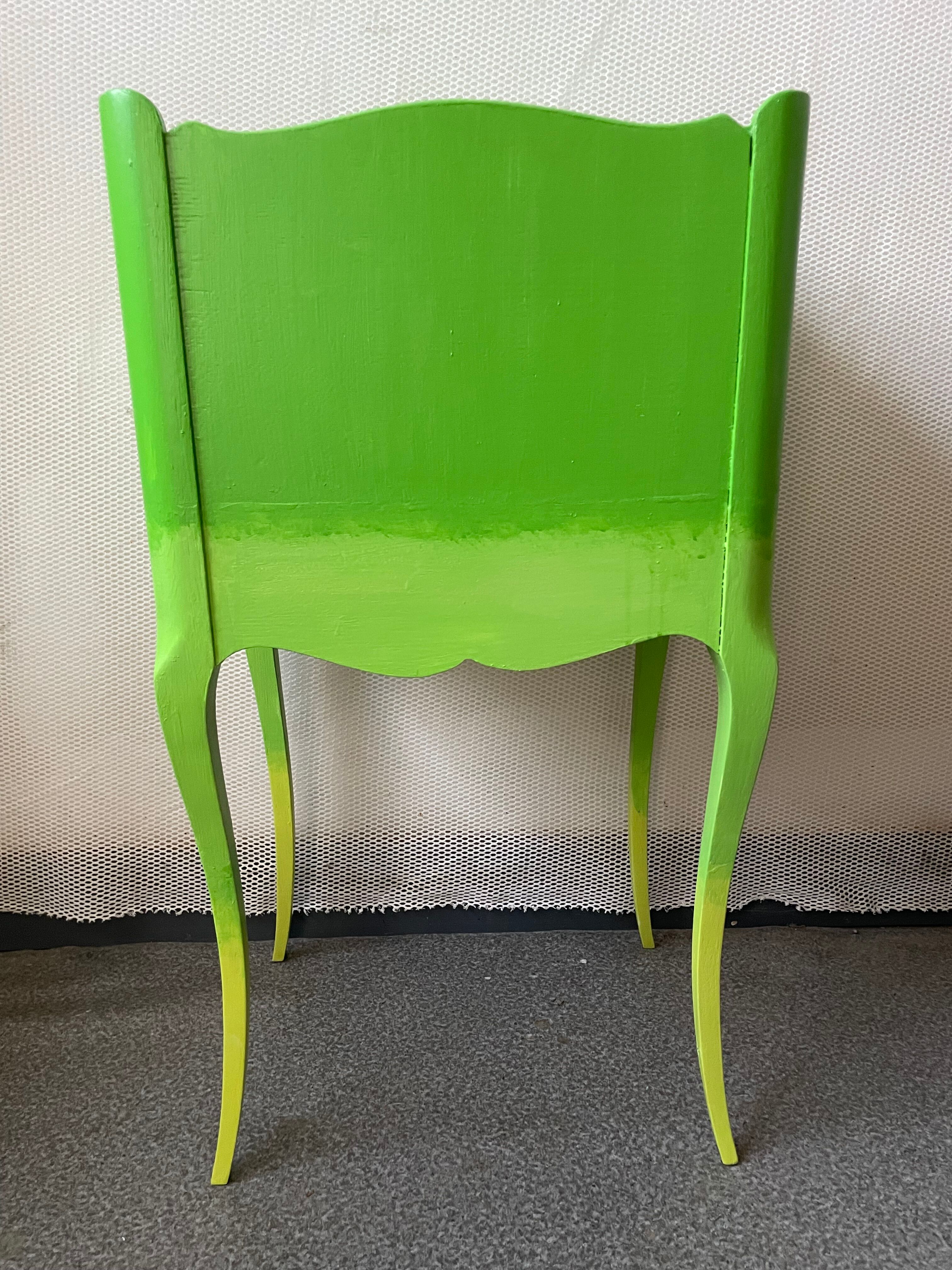 Chevet console vert flashy degradé | Selency