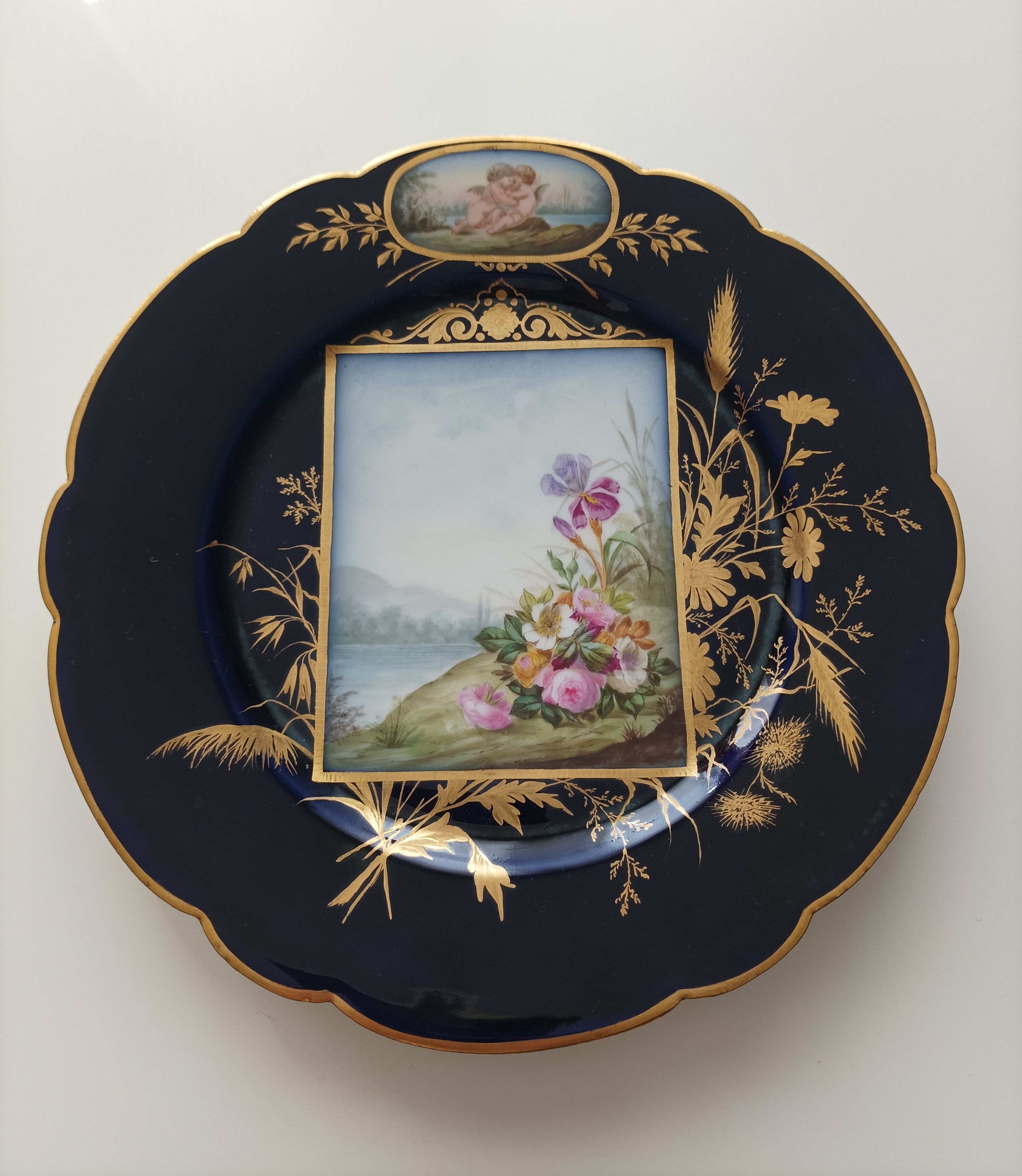 Assiette en porcelaine fine G Buisson Lyon | Selency