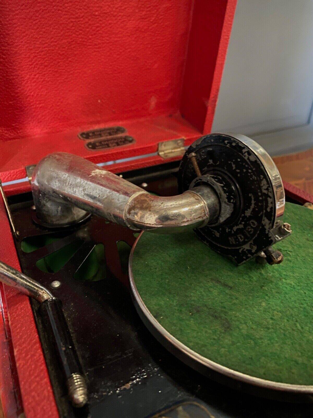 Gramophone portatif Odeon Phonos-Musique XXe | Selency