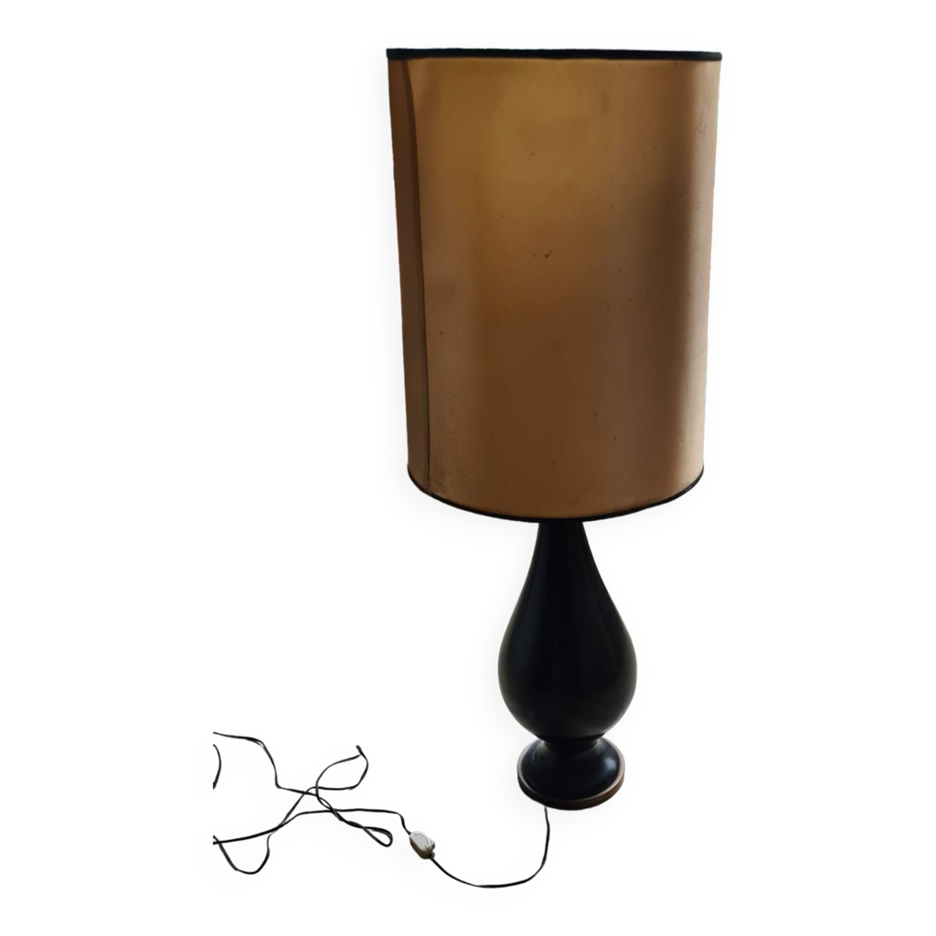 ancienne grande lampe années 70 | Selency