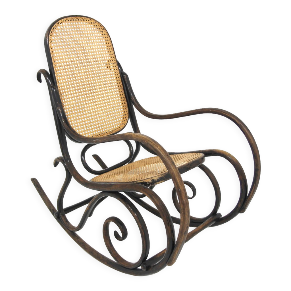Rocking-chair "trinidad" en hêtre, möbel-ikea, suède, 1960 | Selency