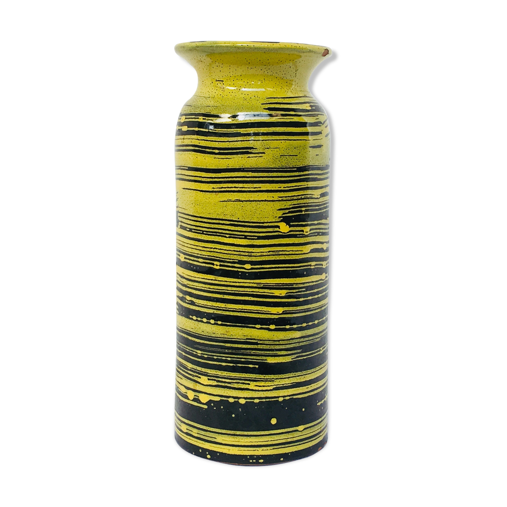 Vase jaune céramique | Selency