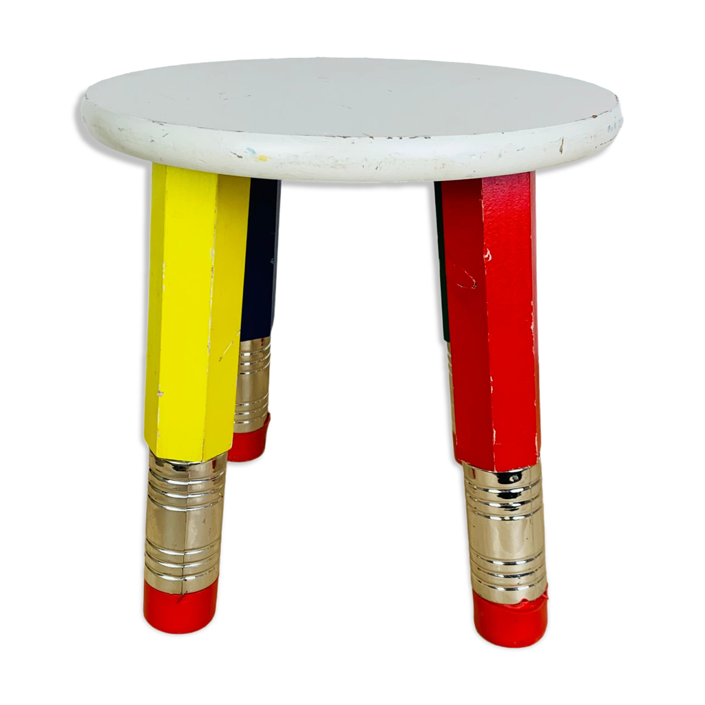 Pencil stool by Pierre Sala for children | Selency