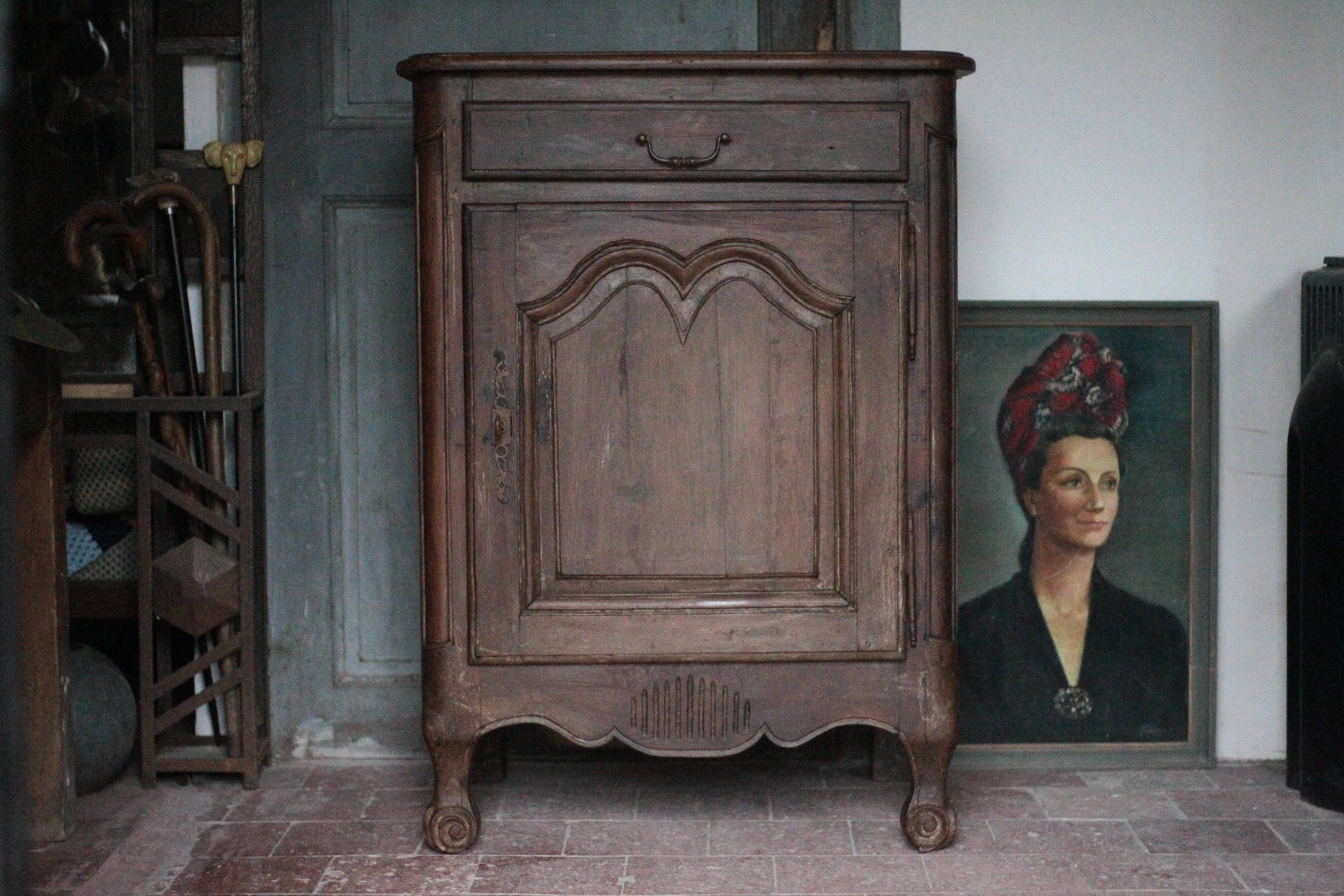 Confiturier bois massif, meuble de rangement bois ancien, meuble bois ...