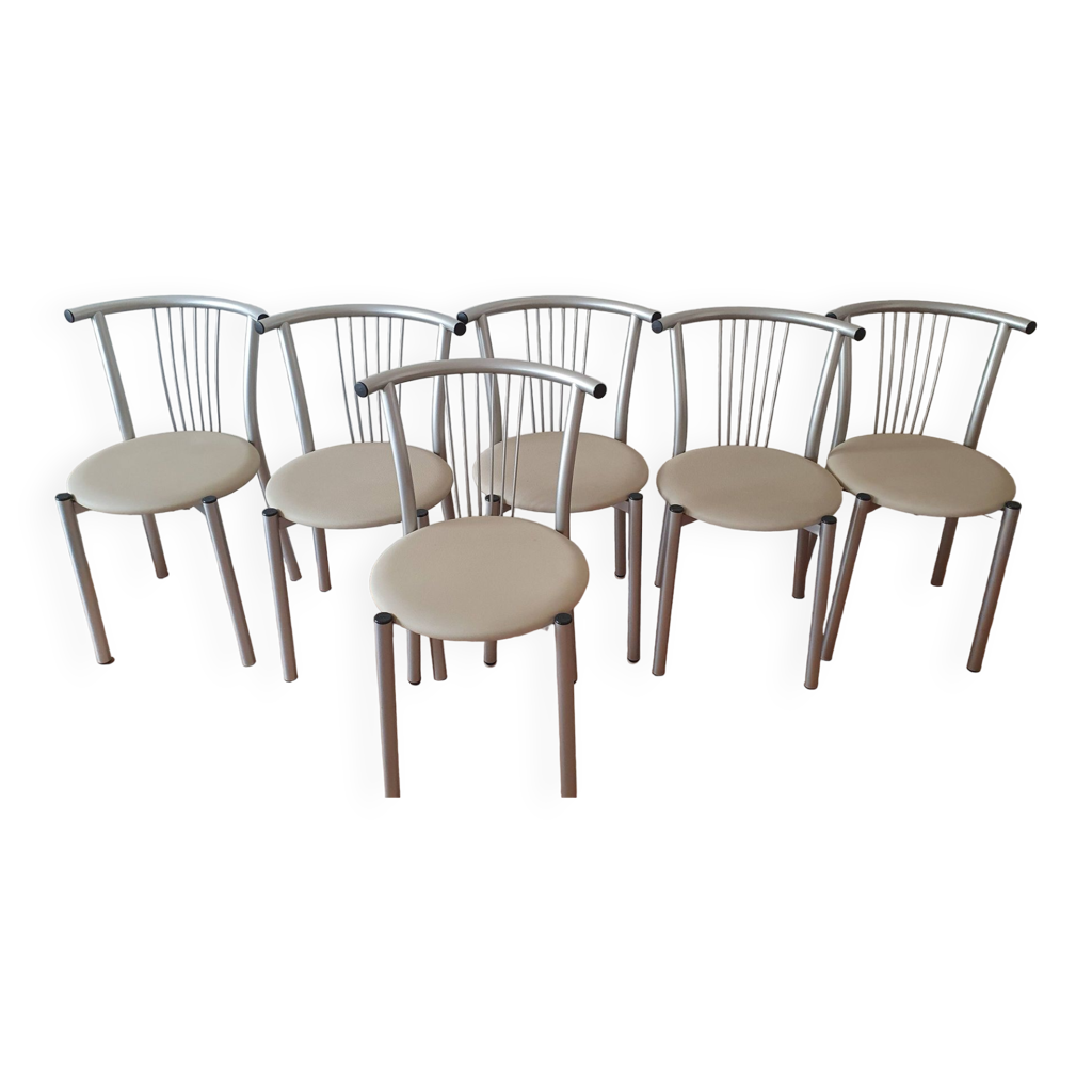 Lot de 6 chaises Calligaris modèle Cerchio | Selency