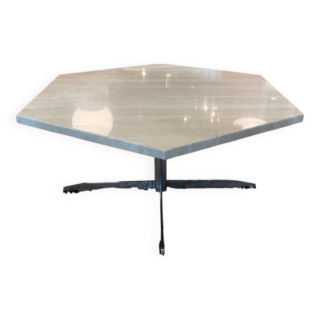 Table basse en travertin | Selency