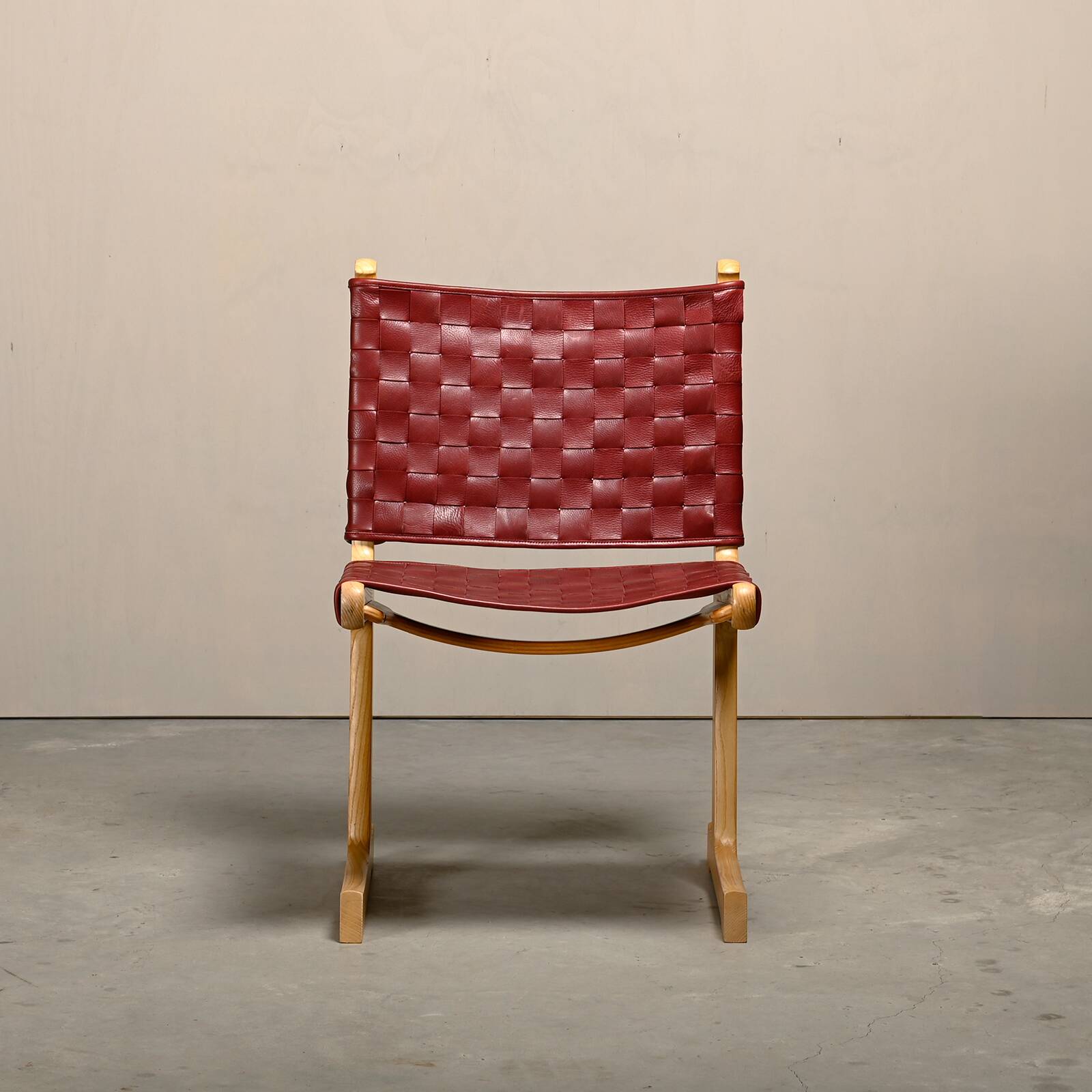 Chaises de salle à manger Ditte & Adrian Heath en frêne et cuir, France ...