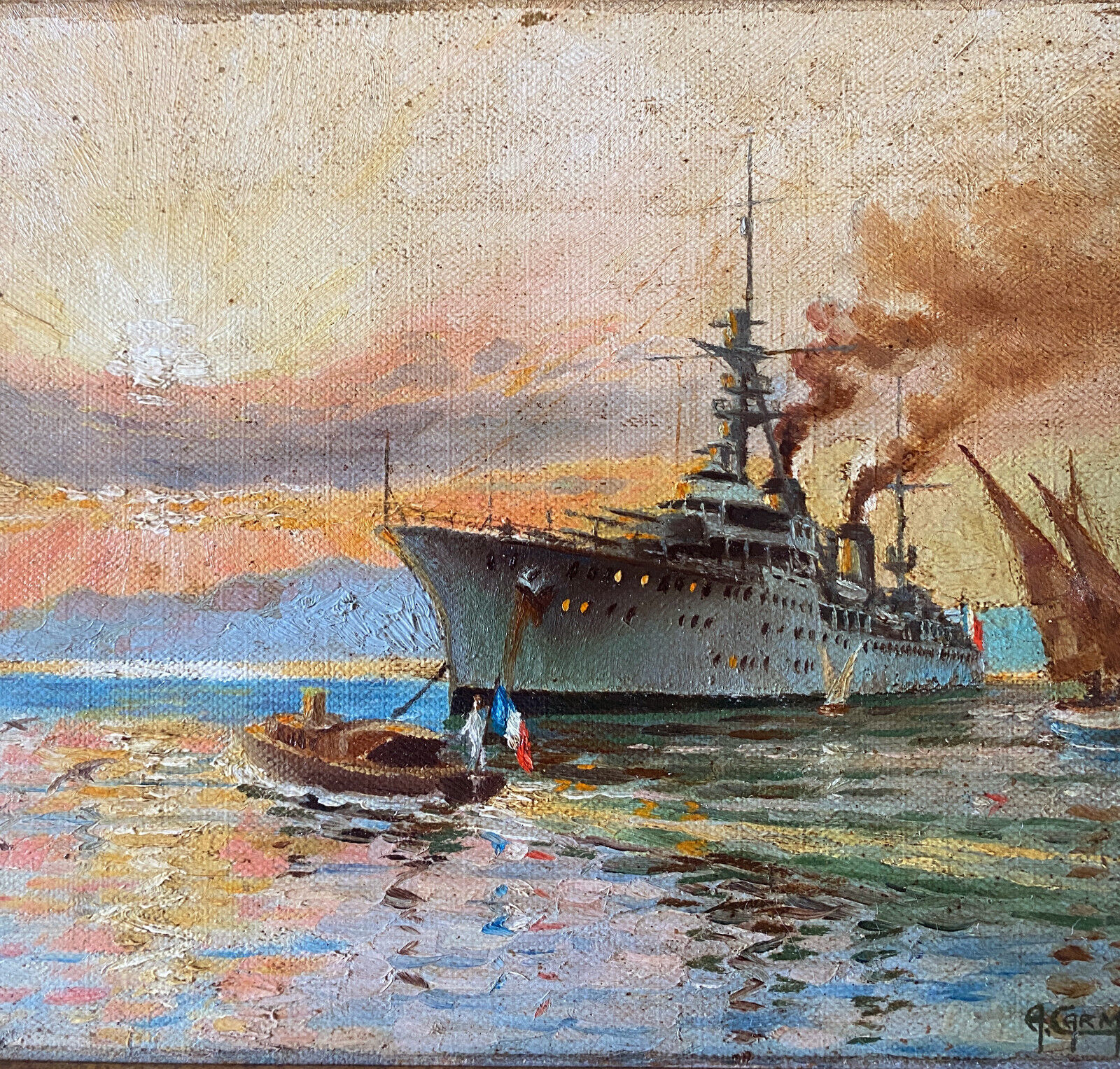 Tableau huile sur toile par Alfredo Carmelo | Selency