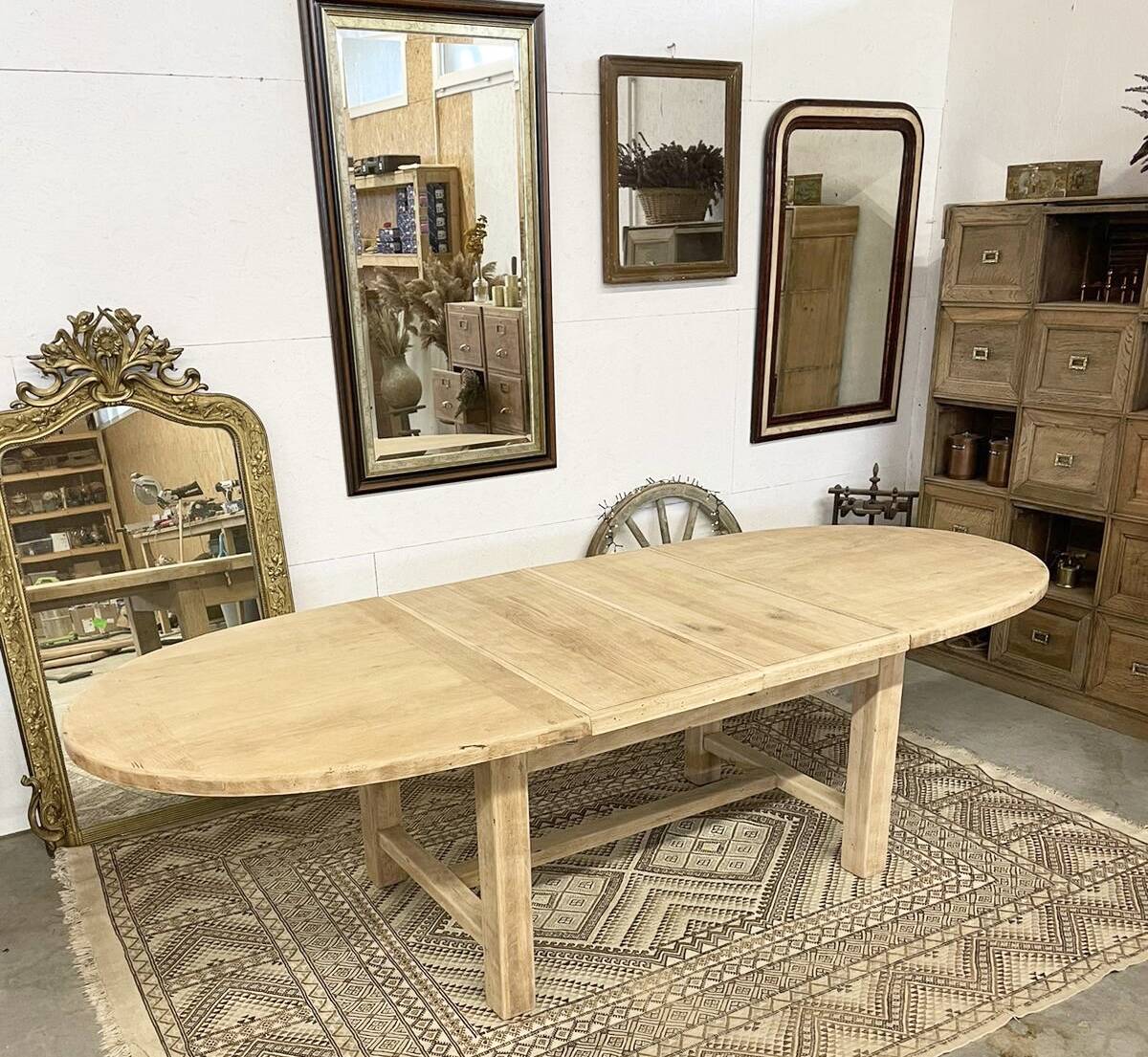 Table modulable extensible en chêne massif | Selency