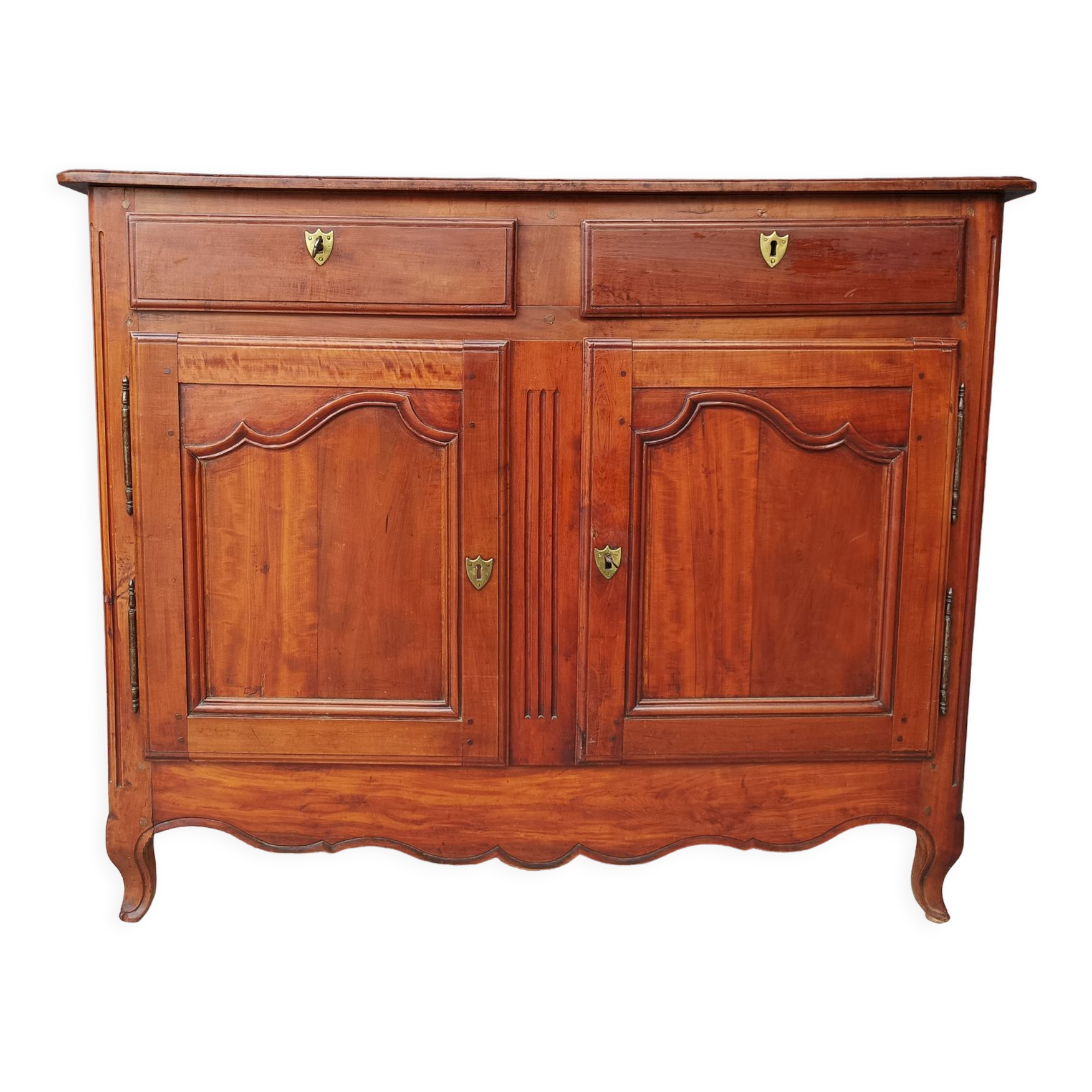 Buffet bas Louis XV en merisier | Selency