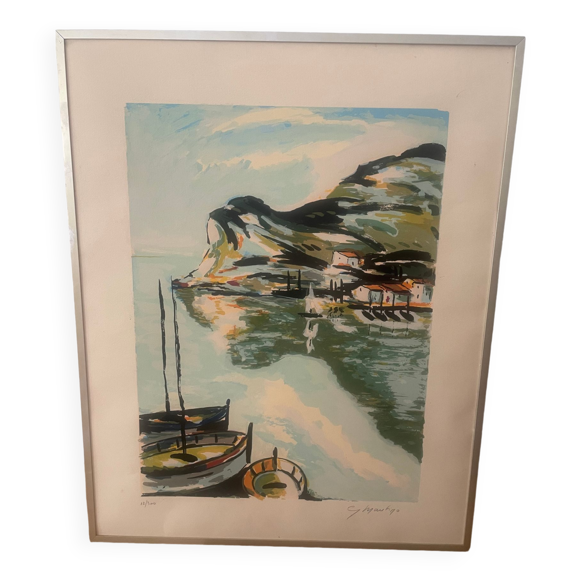Sérigraphie de Guy Mautino peintre | Selency