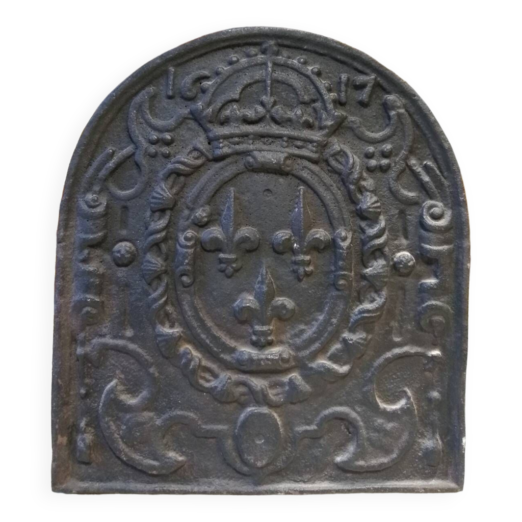 17th century cast iron fireplace base plate | Selency