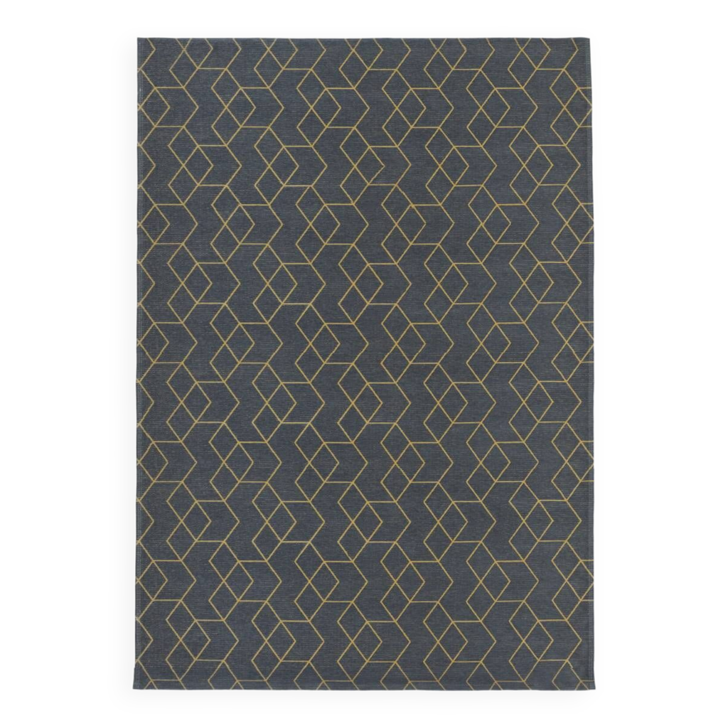 Carpet, Scandinavian style, 1970s design, Cube Golden | Selency