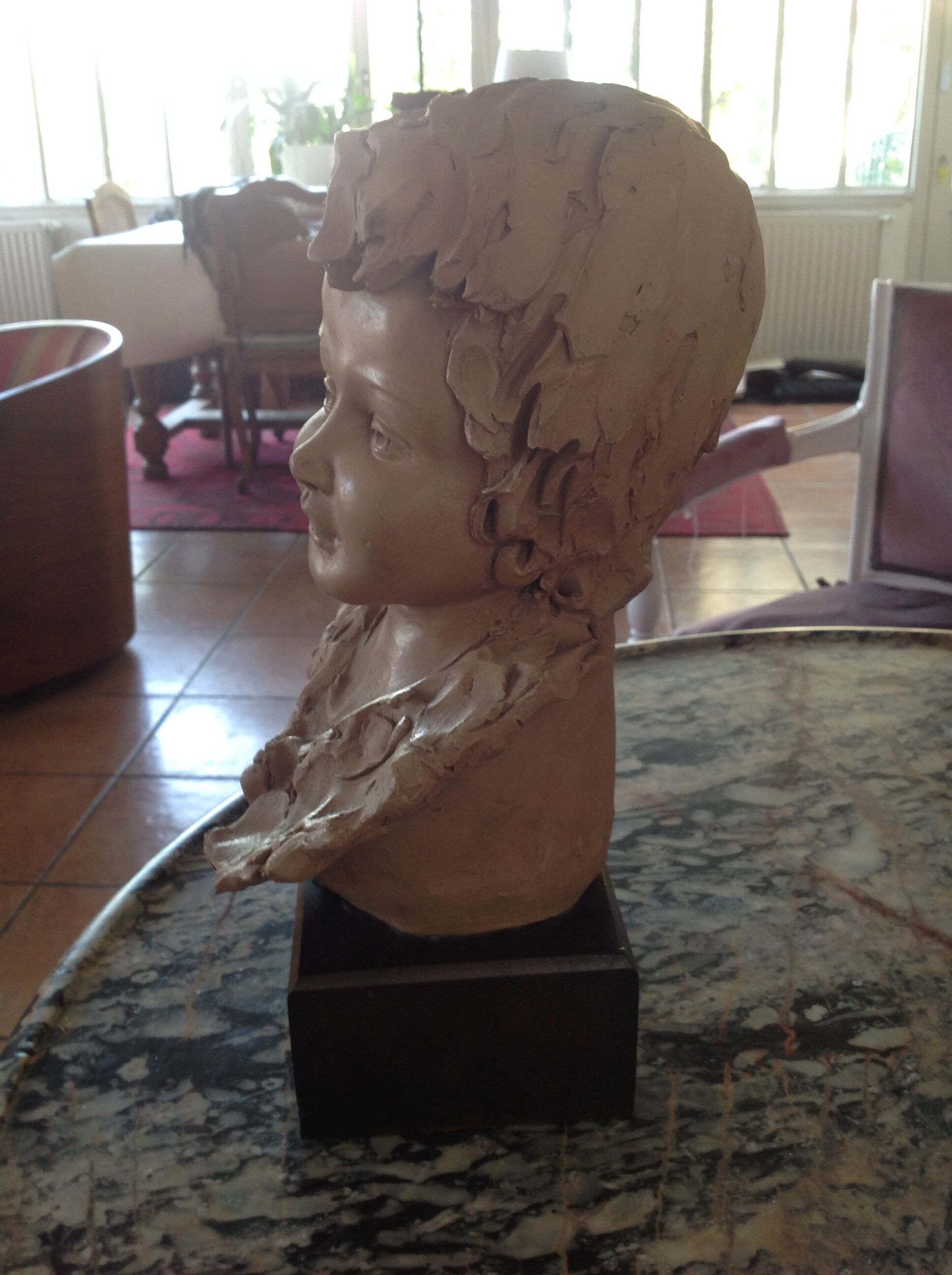 Bust boynet terracotta Laura Paoletti | Selency