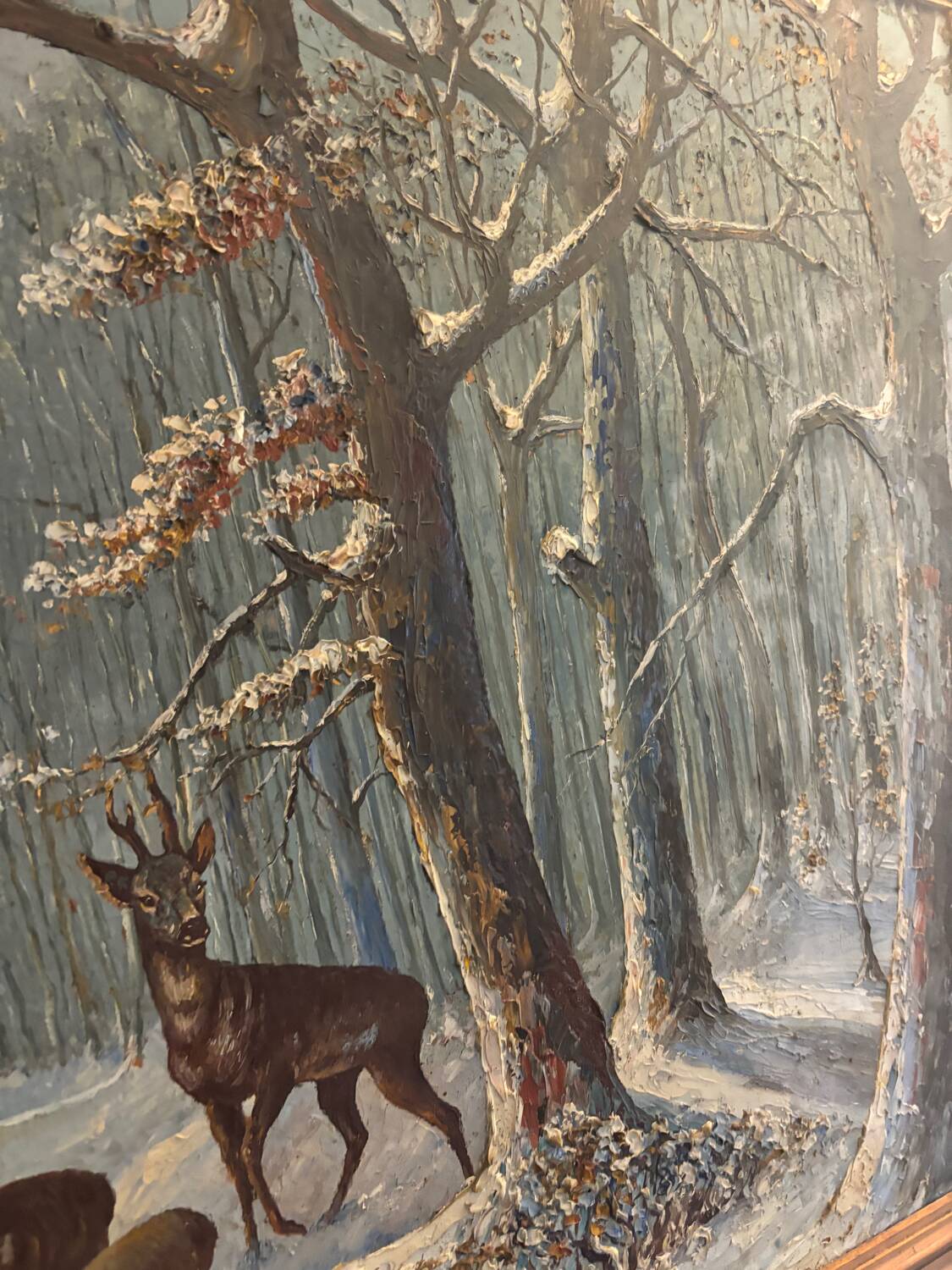 Xavier sager - hiver - huile sur panneau | Selency
