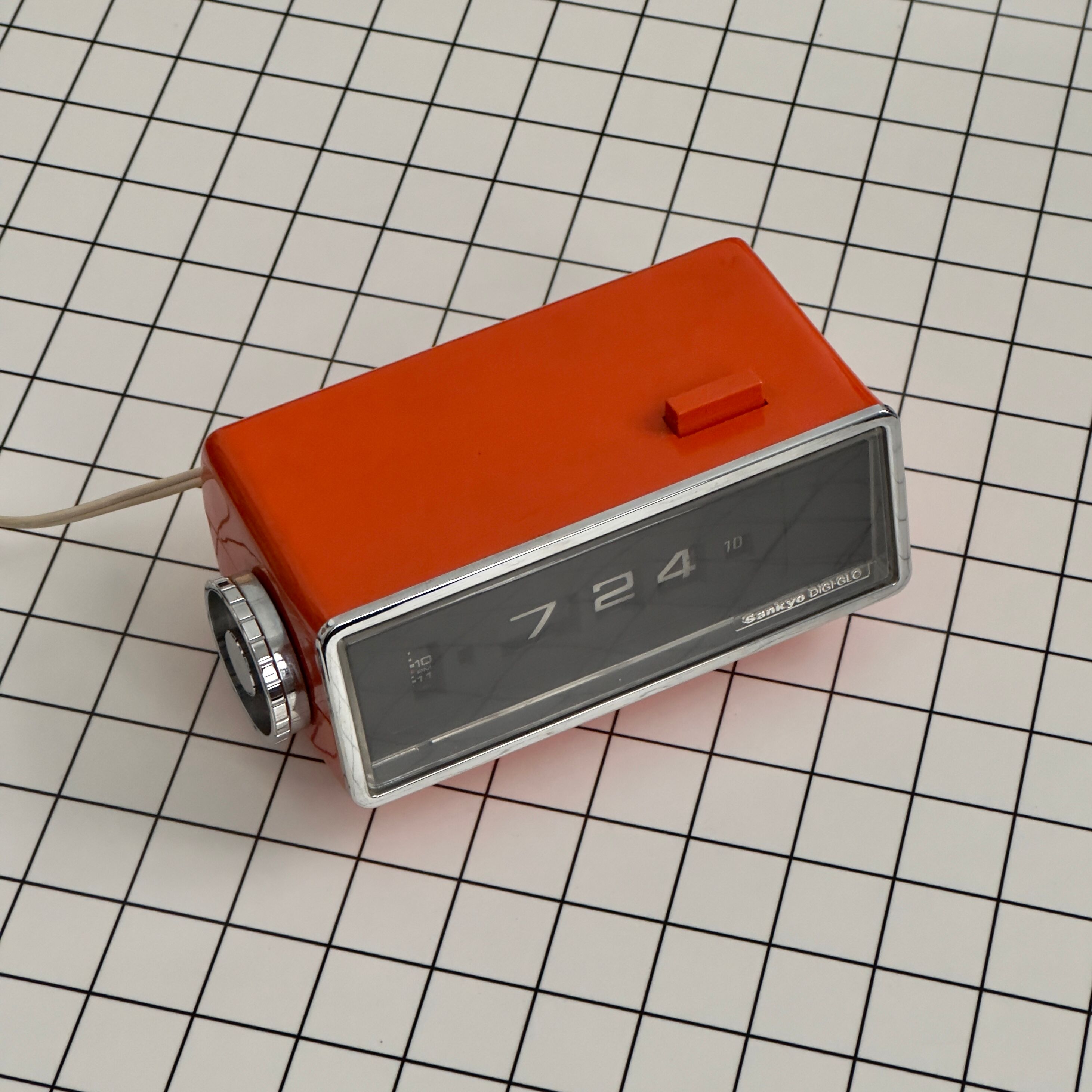 Réveil Sankyo DIGI-GLO modele n°501 | Selency