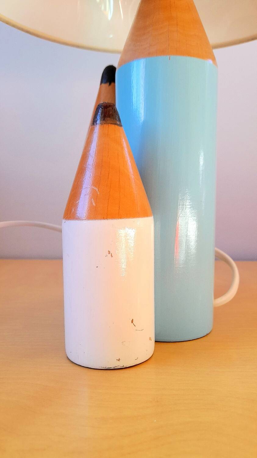 Lampe crayons, années 1980 | Selency