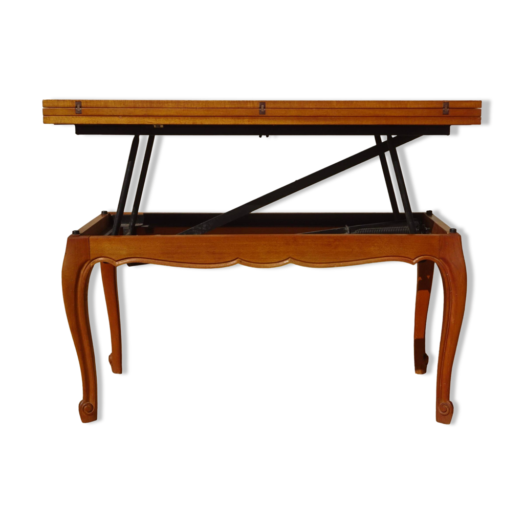 Table basse modulable en bois dlg. A.Ducros | Selency