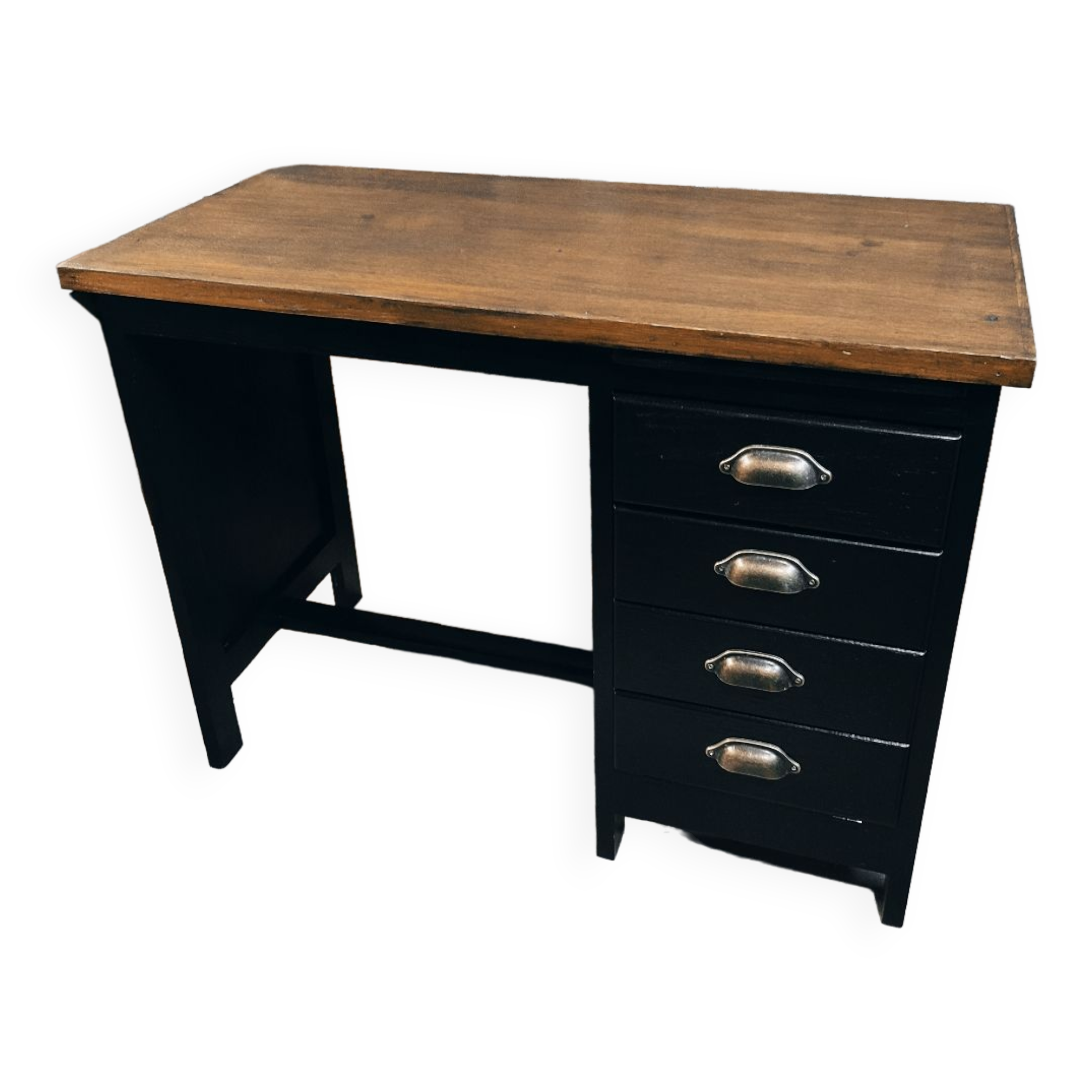 Bureau bois vintage relooké | Selency