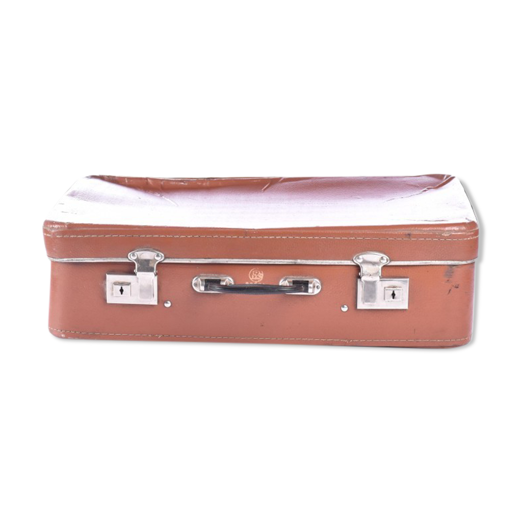 Valise marron vintage | Selency