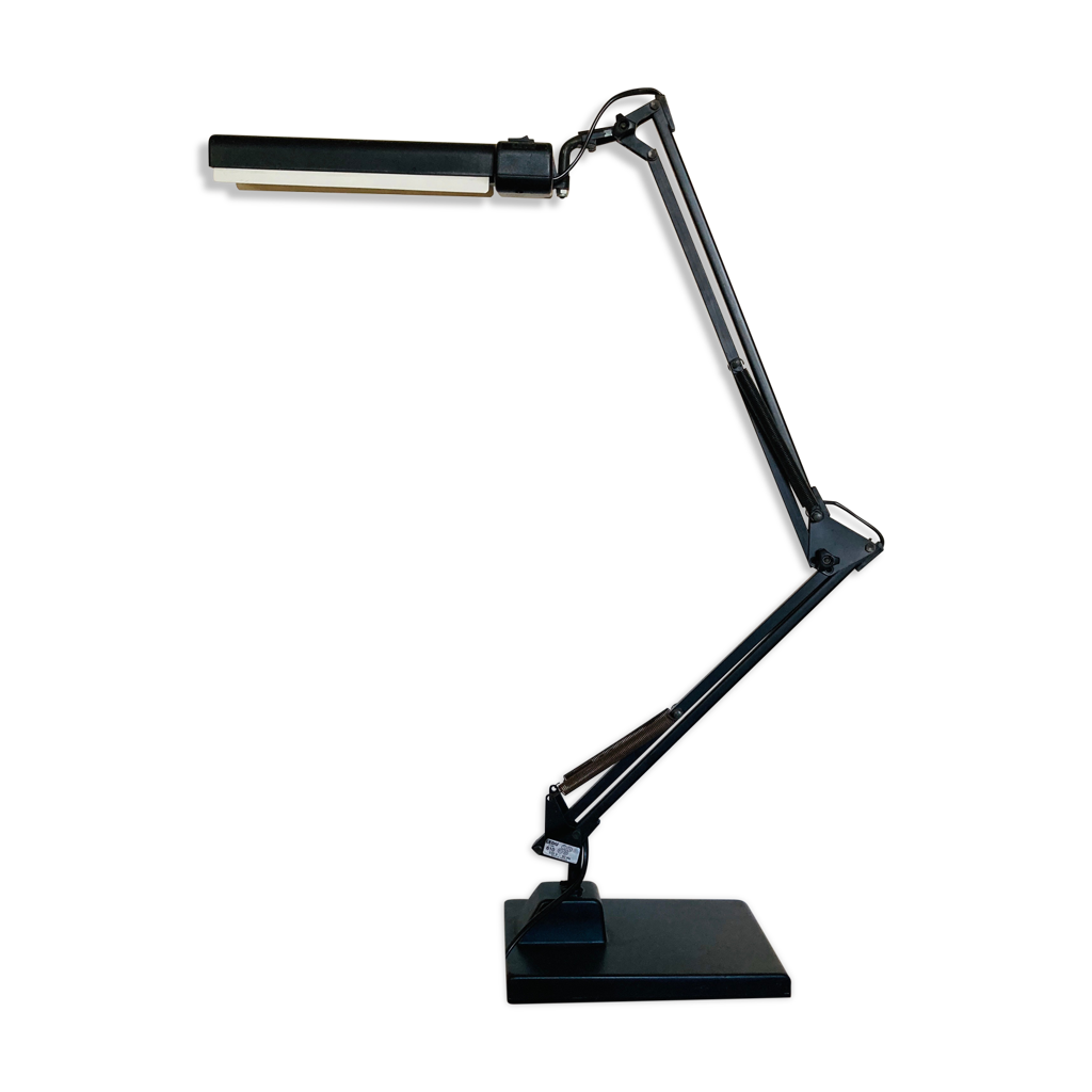 Lampe d’architecte noire Ledu made in Sweden | Selency