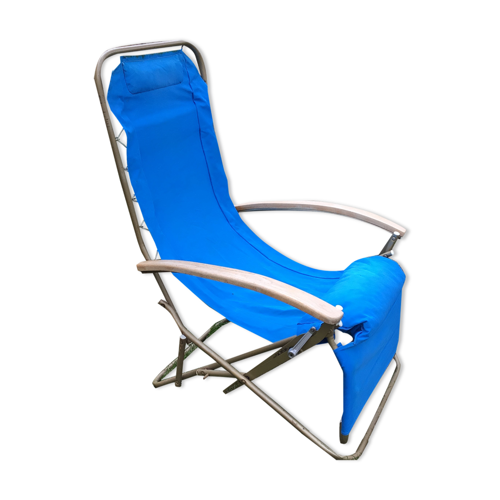 Fauteuil transat de jardin castel joyeux vintage | Selency