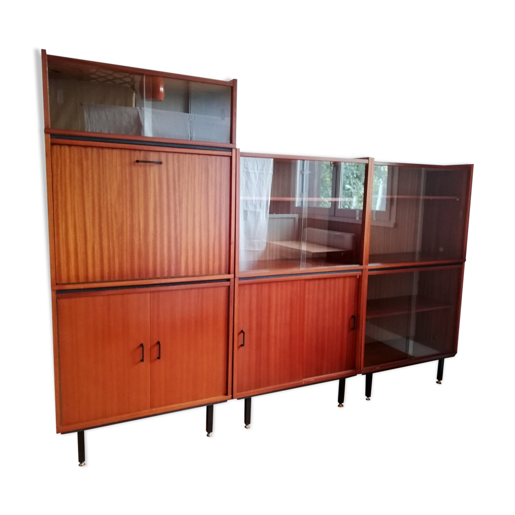 Bibliothèque secrétaire modulable moderniste | Selency