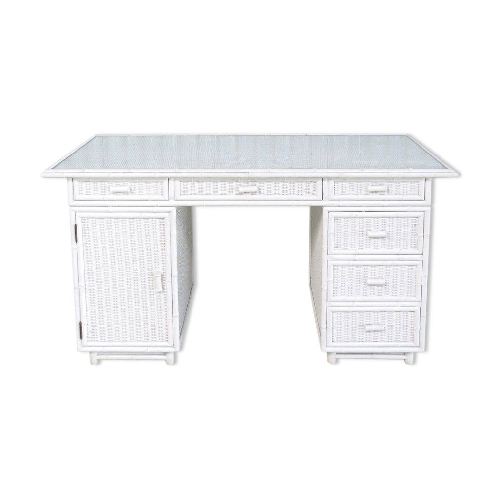Fake bamboo desk, 1970 s | Selency