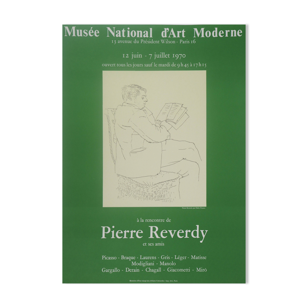 Pablo Picasso: Portrait of a Reader - Lithographic poster, 1970 | Selency