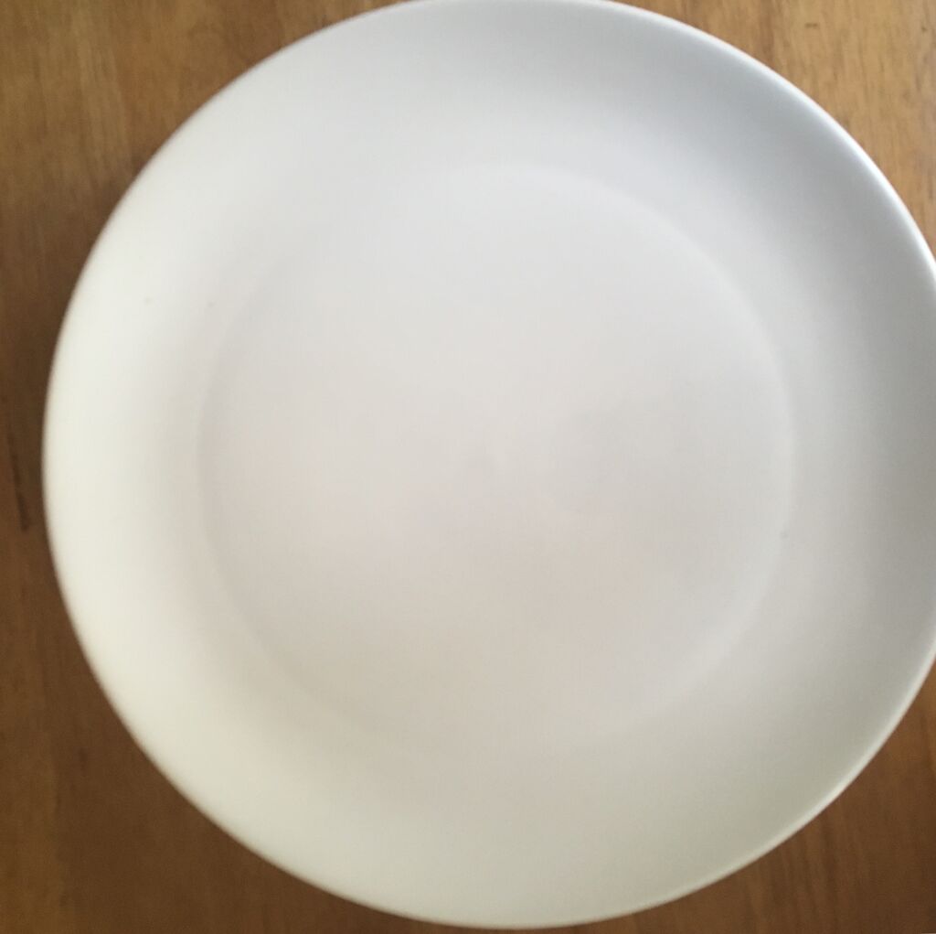 Lot de 4 très grandes assiettes en faience | Selency