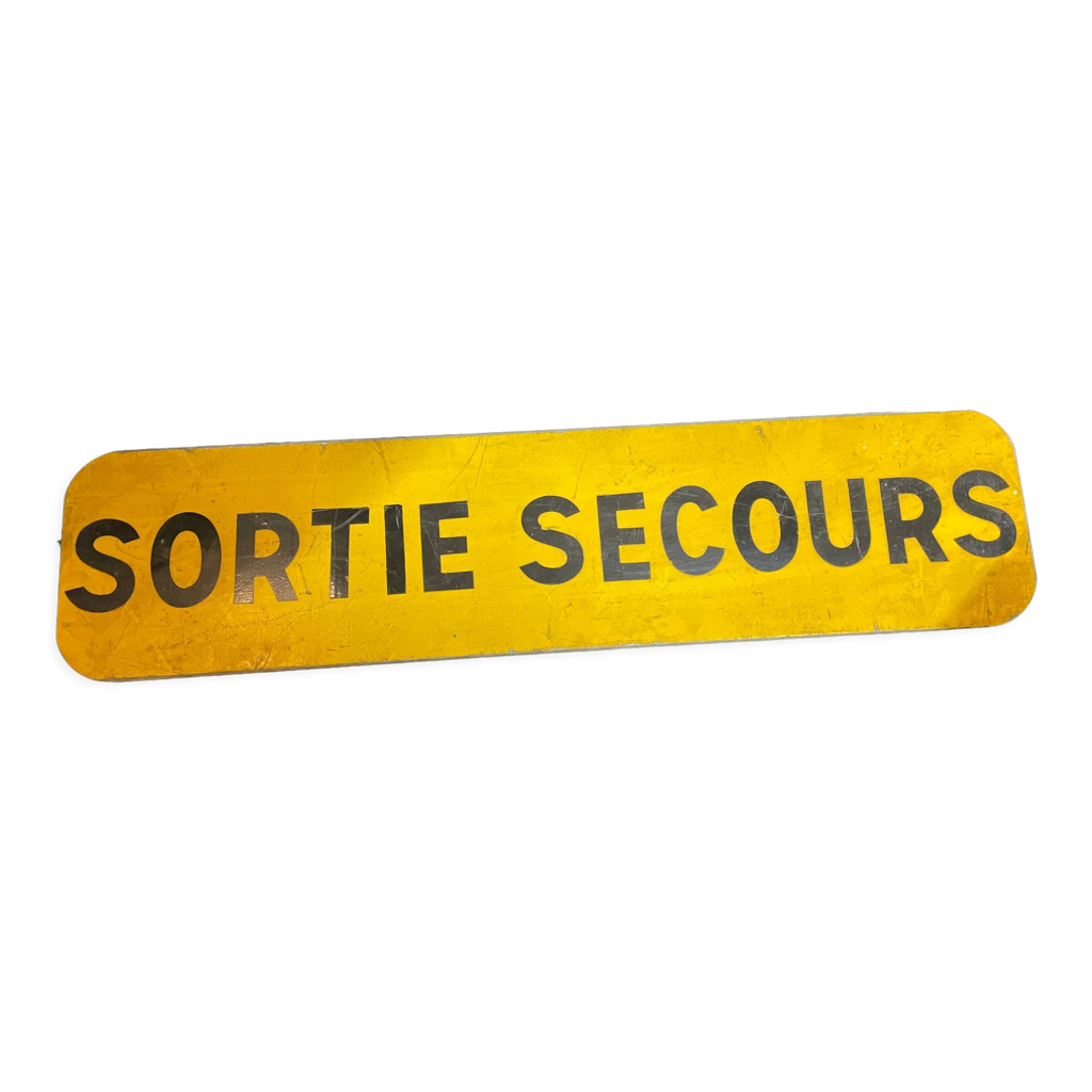 Panneau signalisation sortie secours | Selency