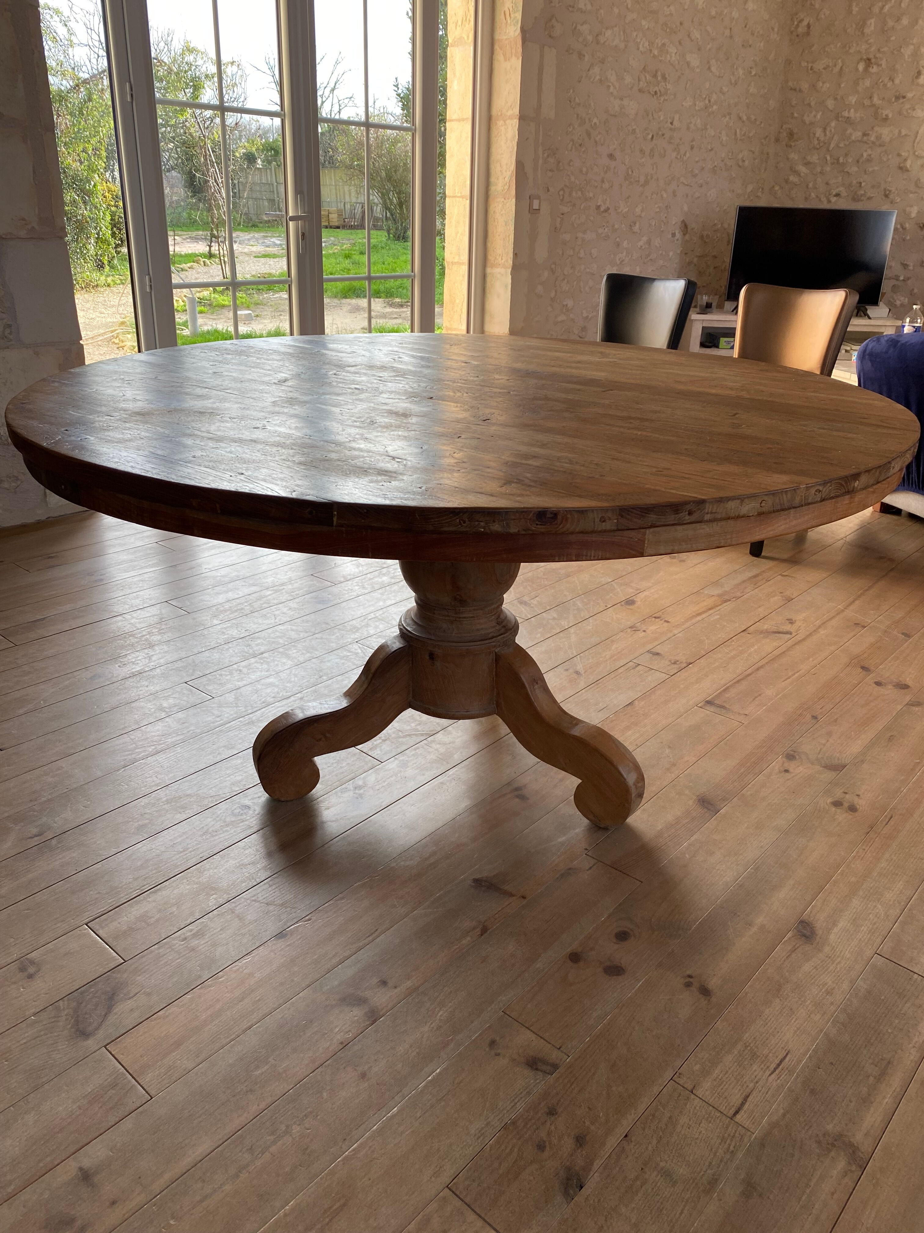 Table ronde ancienne | Selency