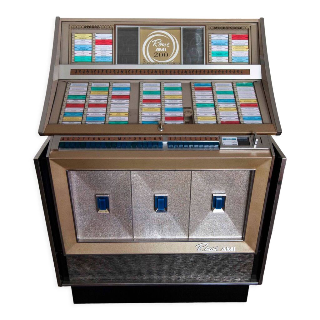 Jukebox rowe ami "diplomat" (jan) stéréo 1965 révisé et compile 60/70 ...