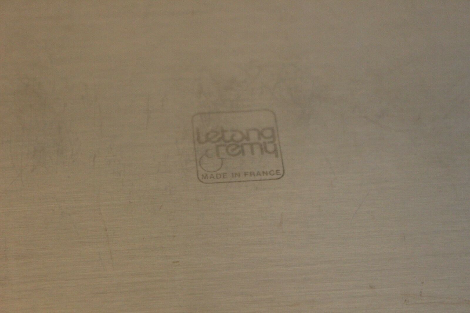 Letang Remy stainless steel oval tray made in France | Selency