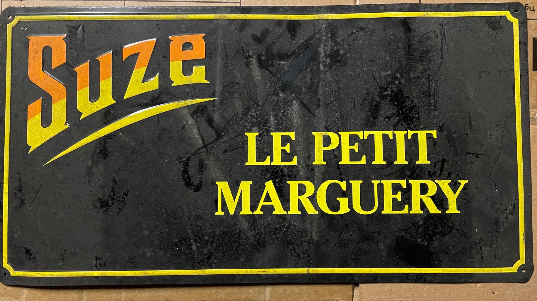 Plaque émaillée publicitaire Suze | Selency